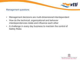 Improving the safety culture at VTTI by using serious gaming | PDF