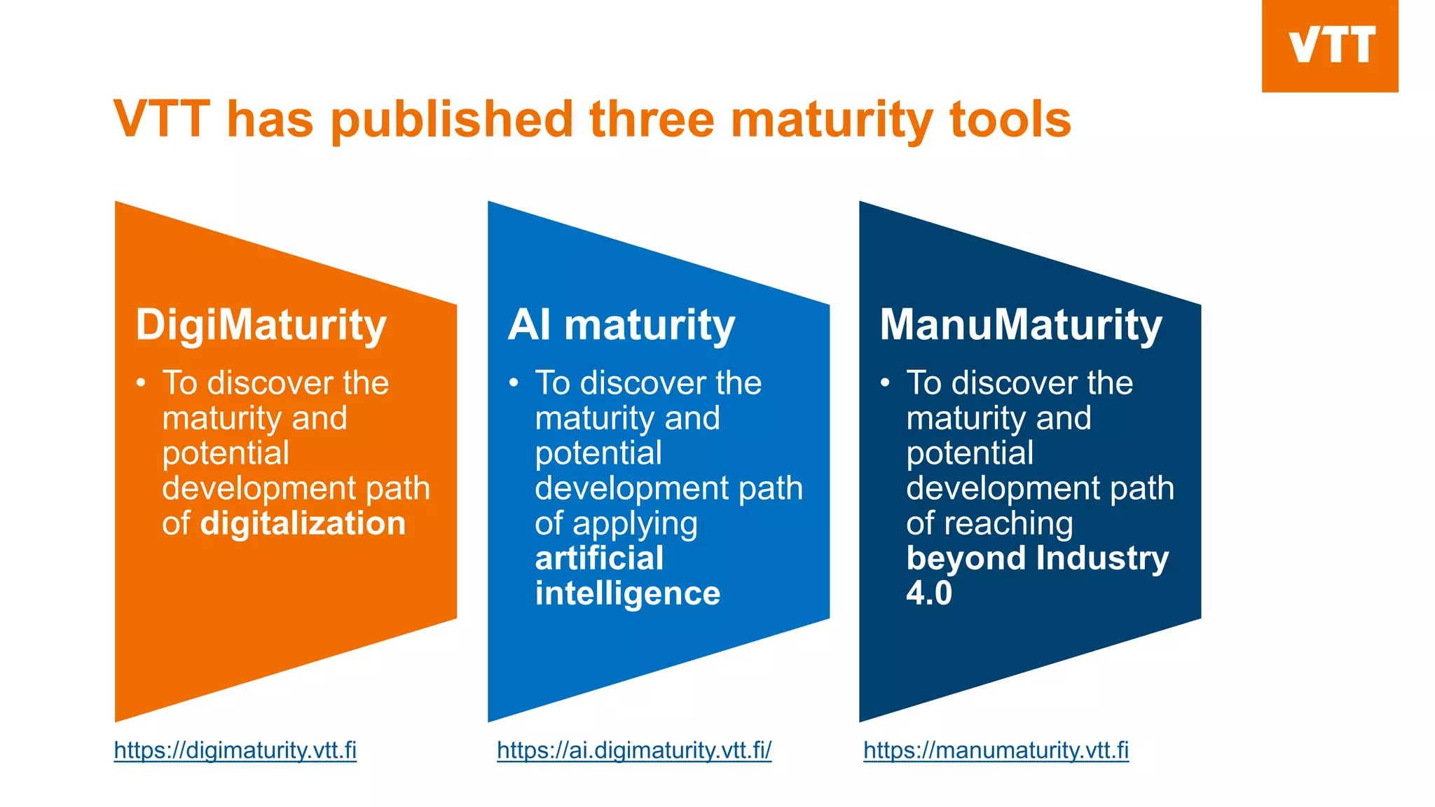 Three maturity tools by VTT 2020 | PDF