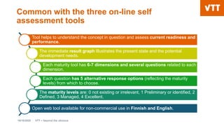 Three maturity tools by VTT 2020 | PDF