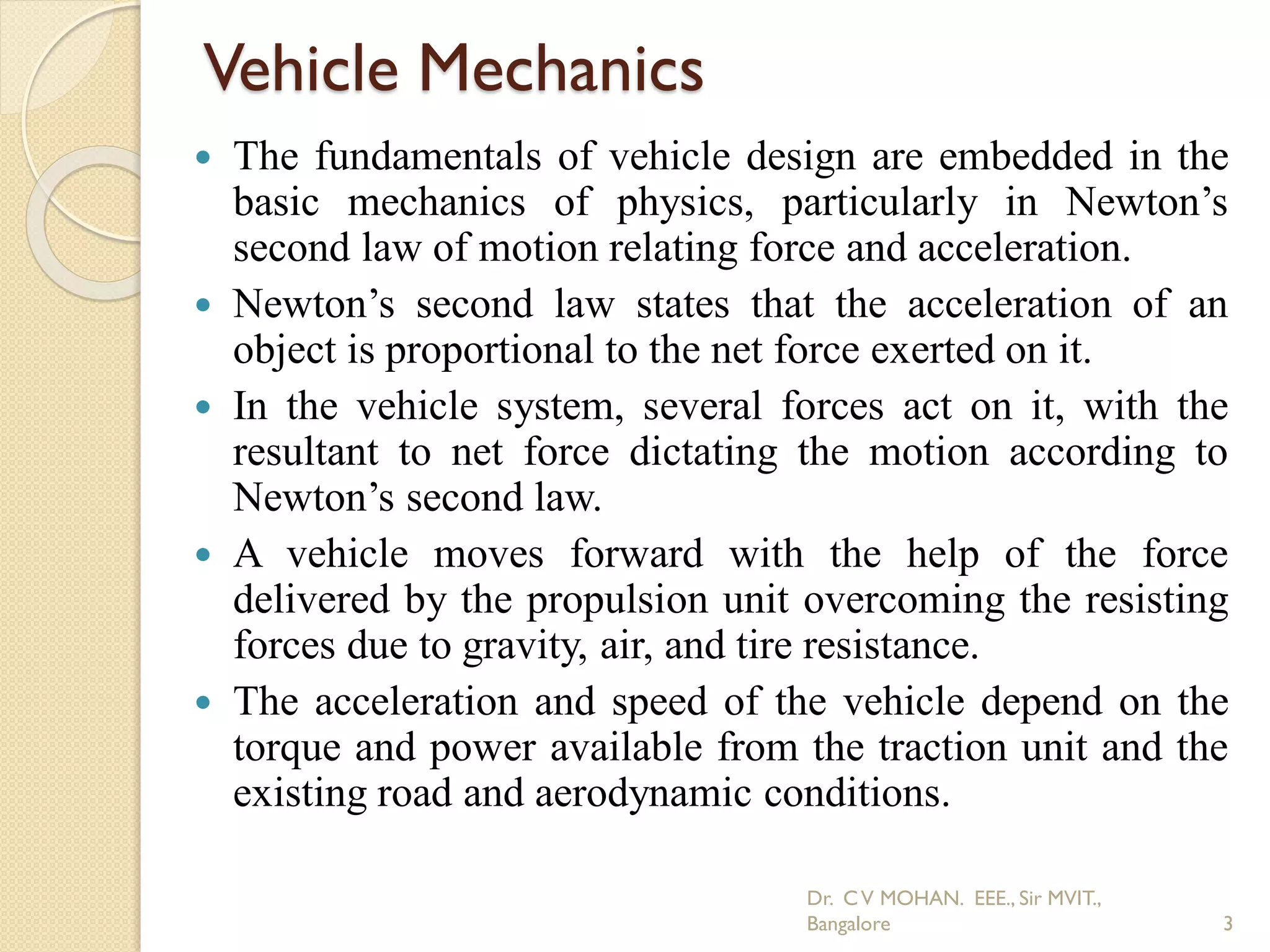 VTU - Electric Vehecles- Module 1 (Open Elective)PPT by Dr. C V Mohan.pdf