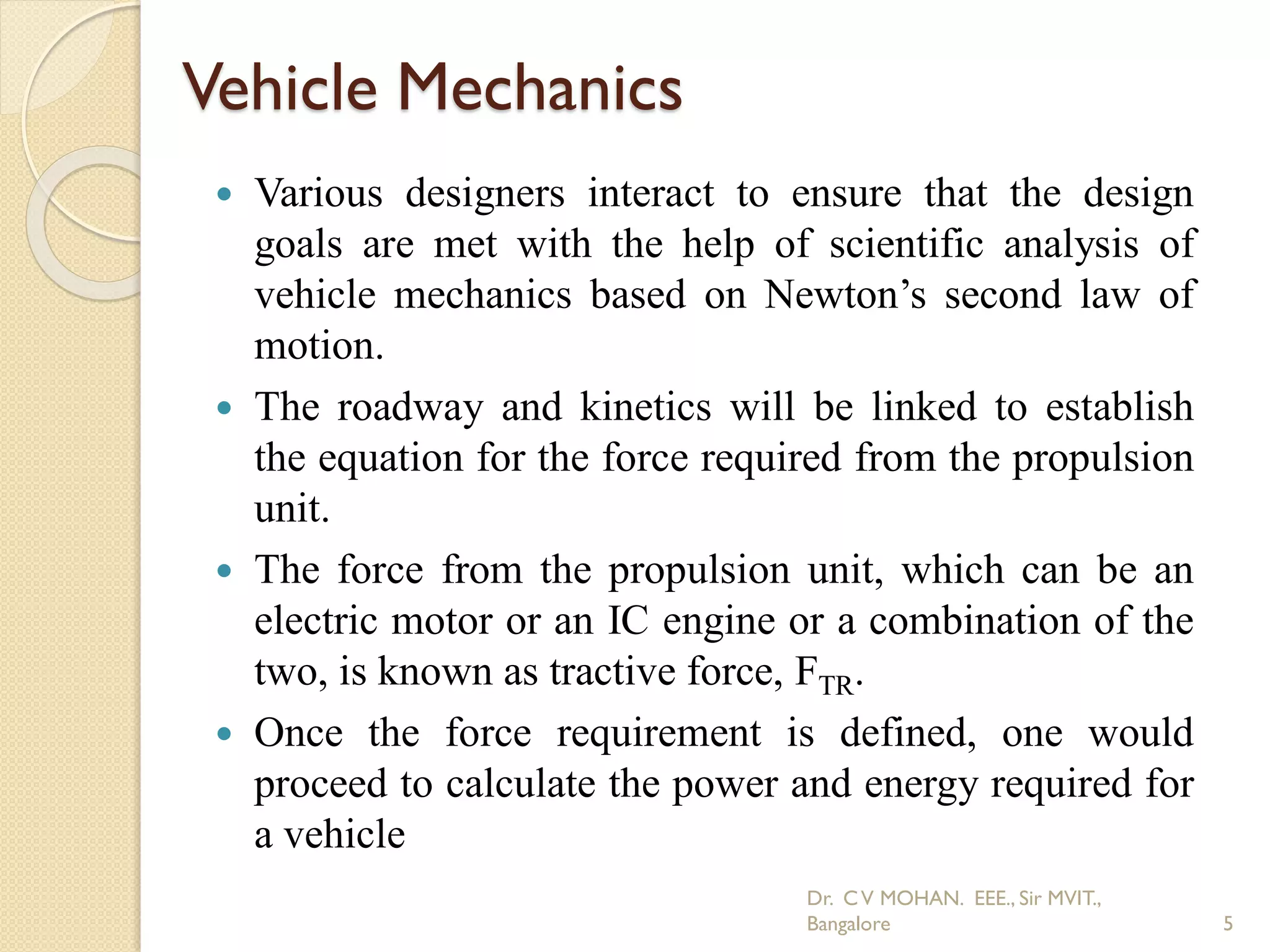 VTU - Electric Vehecles- Module 1 (Open Elective)PPT by Dr. C V Mohan.pdf