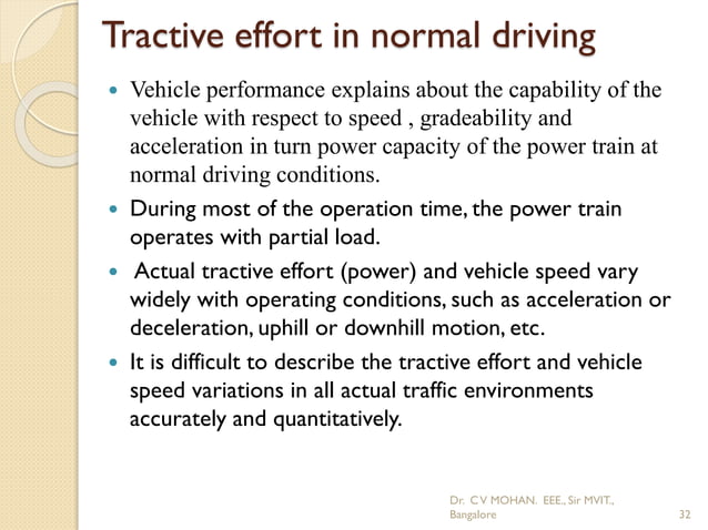 VTU - Electric Vehecles- Module 2 (Open Elective)PPT by Dr. C V Mohan.pdf | Automotive Industry ...