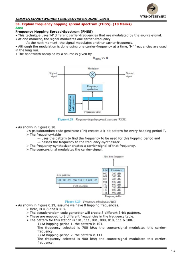 VTU 5TH SEM CSE COMPUTER NETWORKS-1 (DATA COMMUNICATION) SOLVED PAPERS | PDF | Computer ...