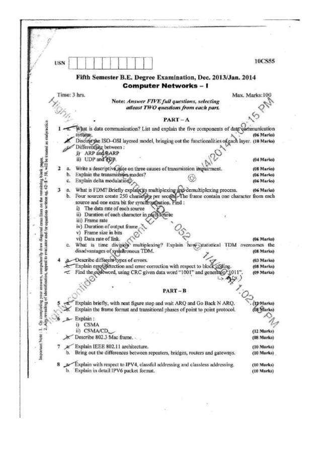 VTU 5TH SEM CSE COMPUTER NETWORKS-1 (DATA COMMUNICATION) SOLVED PAPE… VTU 5TH SEM CSE COMPUTER NETWORKS-1 (DATA COMMUNICATION) SOLVED PAPE…