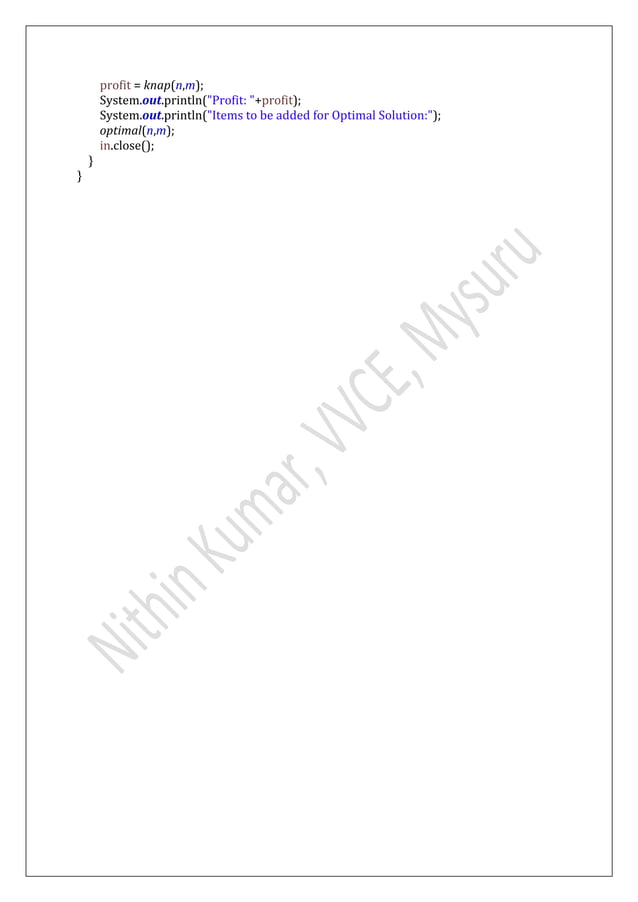 Vtu Design And Analysis Of Algorithmsdaa Lab Manual By Nithin Vvce Mysurupdf