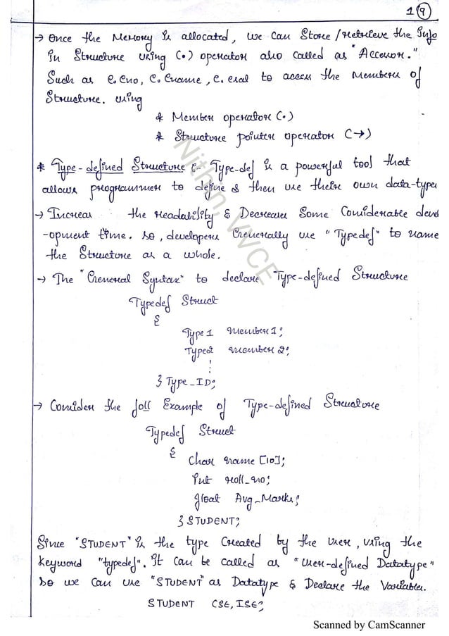 Vtu Data Structures Notes CBCS by Nithin, VVCE | PDF