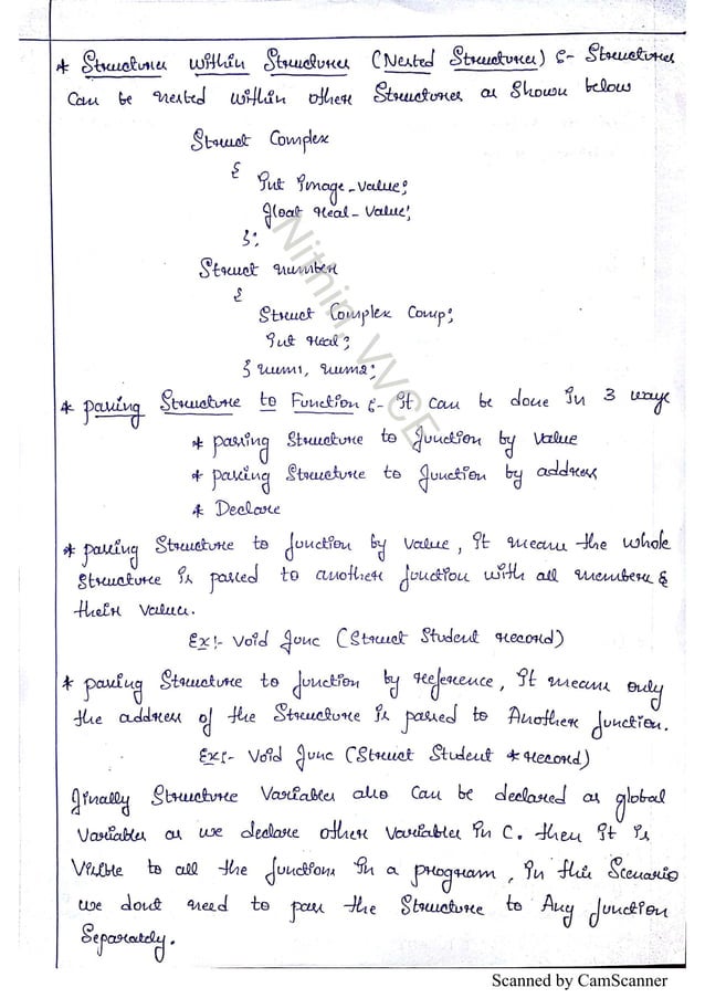 Vtu Data Structures Notes CBCS by Nithin, VVCE | PDF