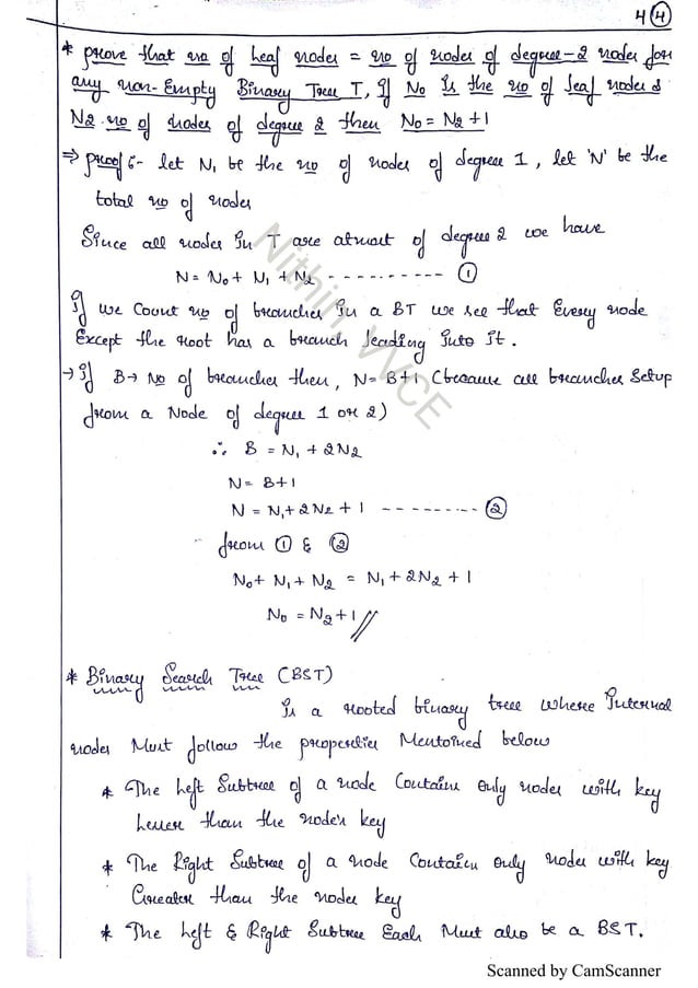 Vtu Data Structures Notes CBCS by Nithin, VVCE | PDF