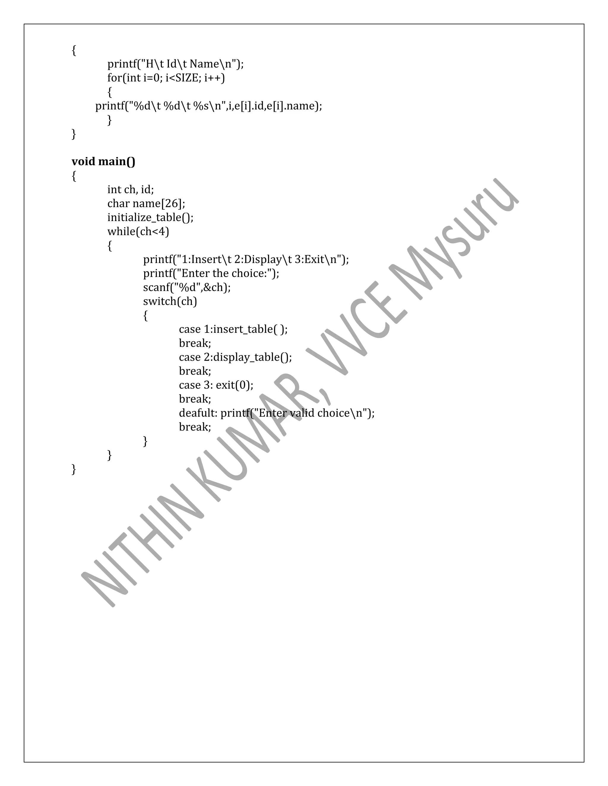 VTU Data Structures Lab Manual | PDF