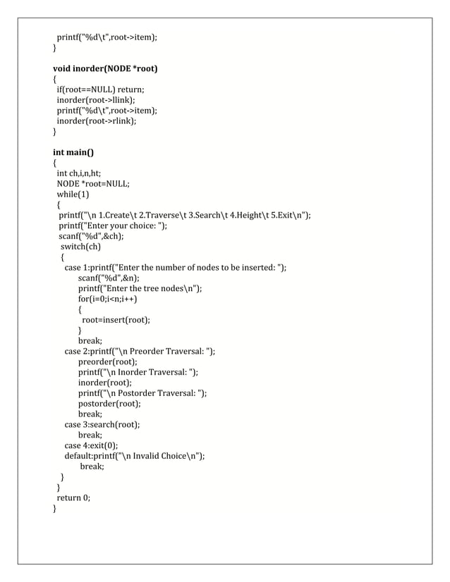 VTU Data Structures Lab Manual | PDF