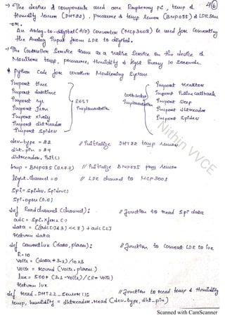 VTU internet of things(IOT) notes by Nithin,VVCE, Mysuru | PDF