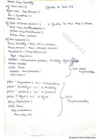 VTU internet of things(IOT) notes by Nithin,VVCE, Mysuru | PDF