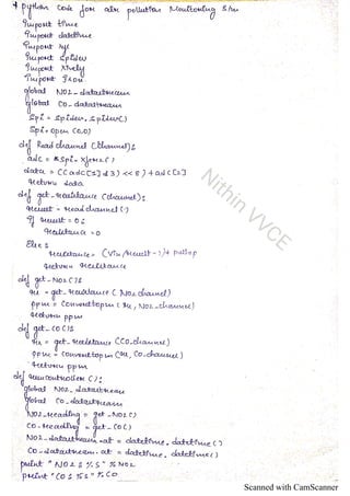 VTU internet of things(IOT) notes by Nithin,VVCE, Mysuru | PDF