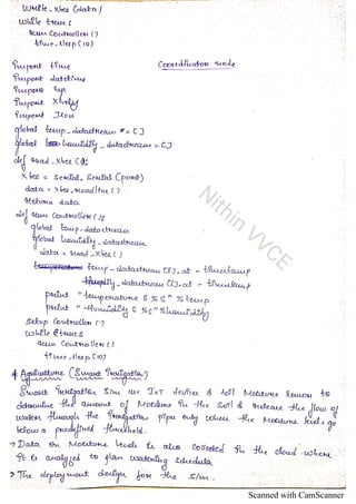 VTU internet of things(IOT) notes by Nithin,VVCE, Mysuru | PDF