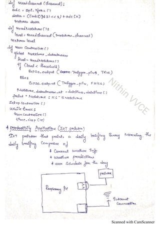 VTU internet of things(IOT) notes by Nithin,VVCE, Mysuru | PDF
