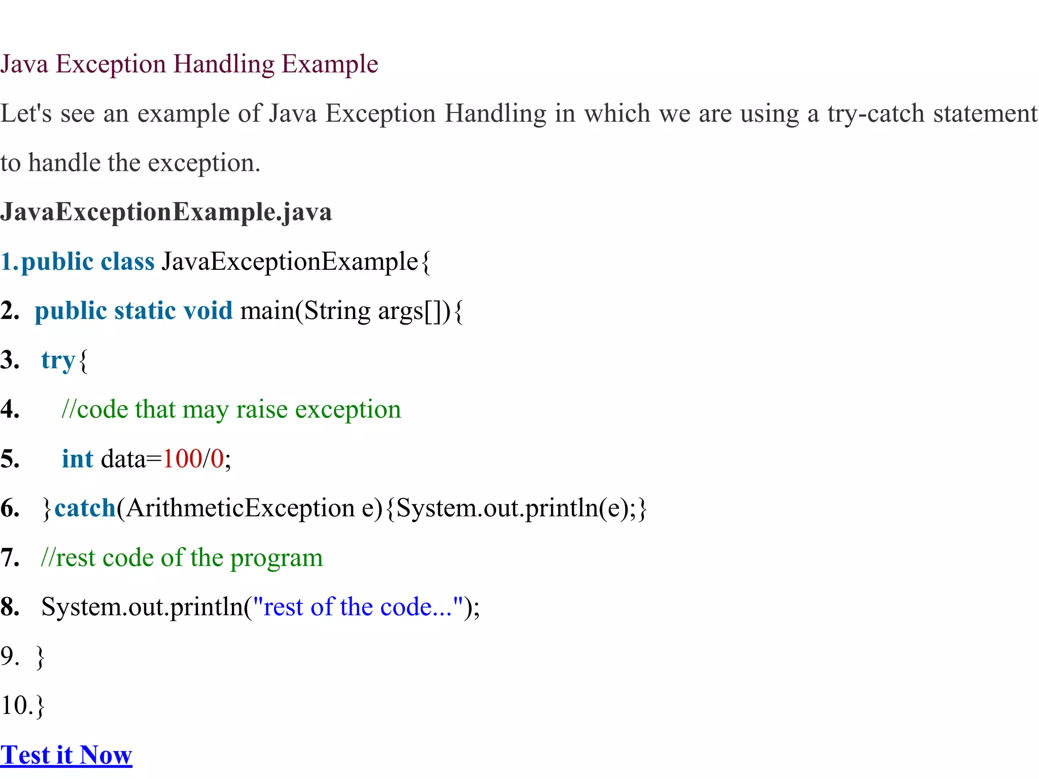 VTU MCA 2022 JAVA Exceeption Handling.docx
