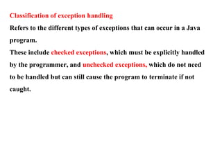 VTU MCA 2022 JAVA Exceeption Handling.docx