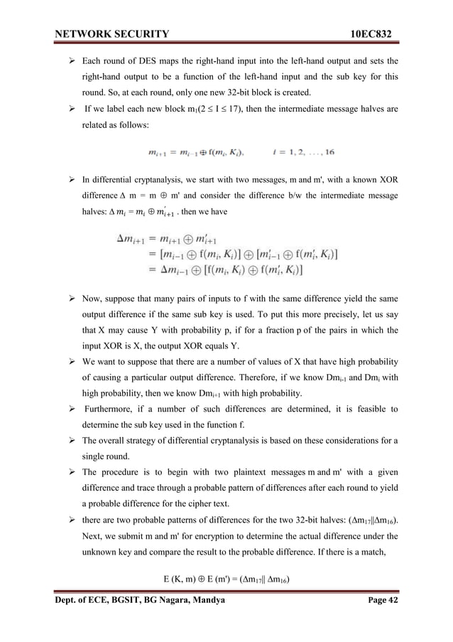 Vtu network security(10 ec832) unit 2 notes.. | PDF | Information and ...