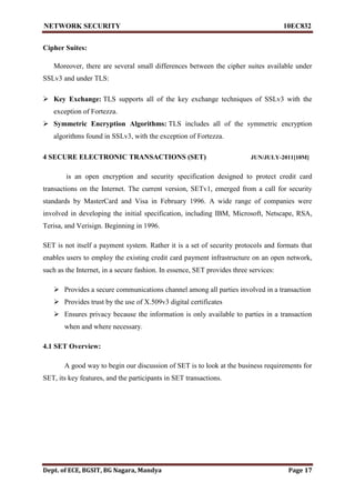 Vtu network security(10 ec832) unit 5 notes. | PDF