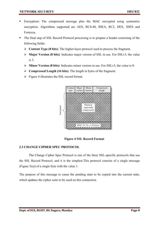 Vtu network security(10 ec832) unit 5 notes. | PDF