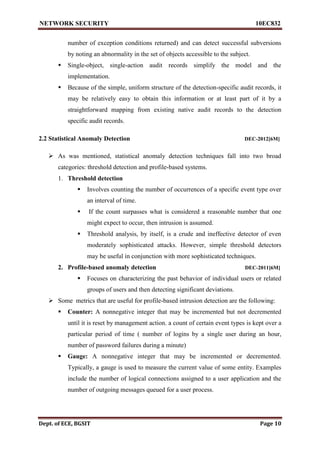 VTU network security(10 ec832) unit 6 notes | PDF