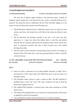 VTU network security(10 ec832) unit 6 notes | PDF