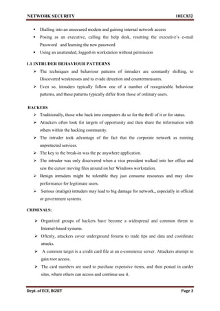 VTU network security(10 ec832) unit 6 notes | PDF