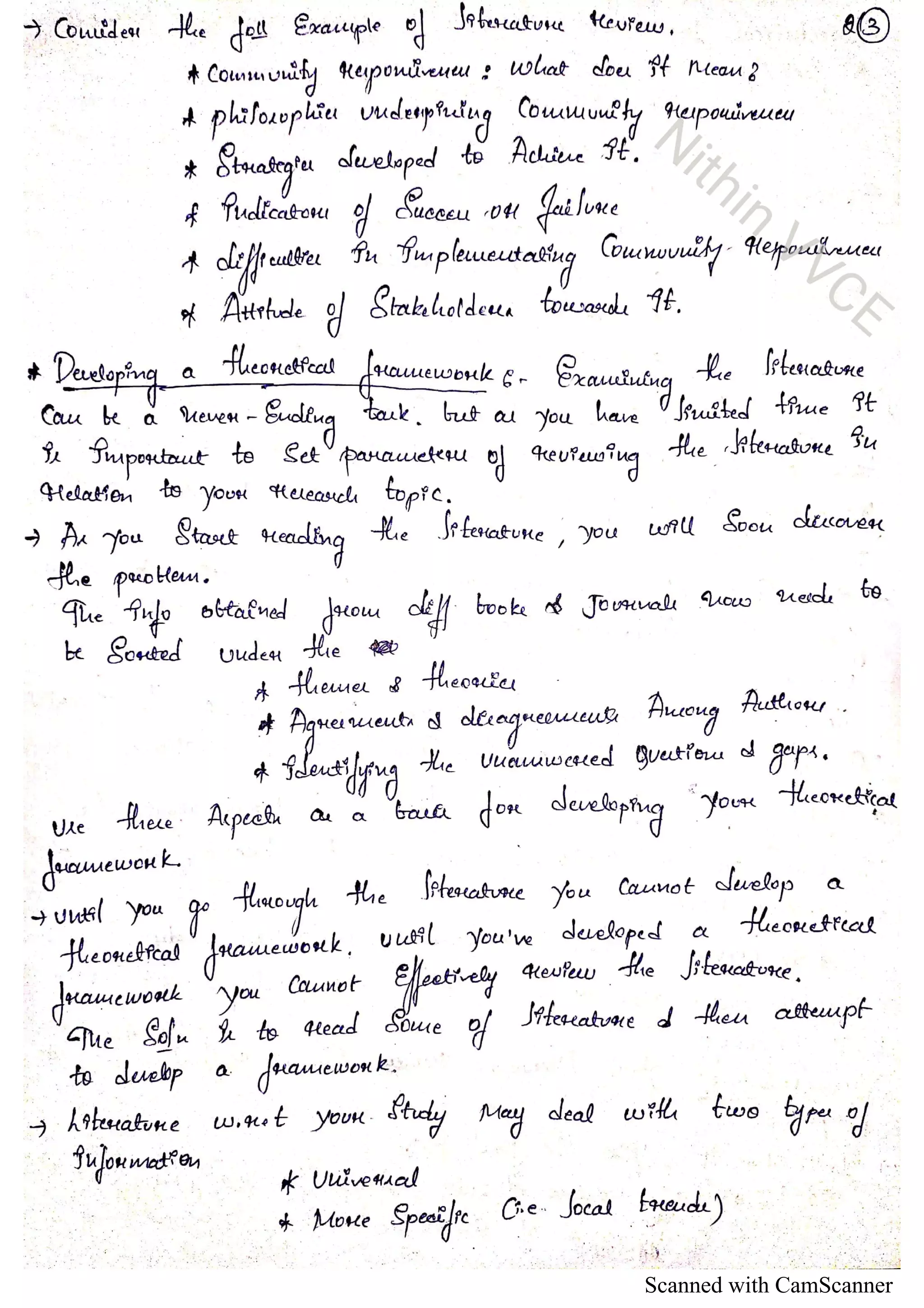 Vtu research methodology handwritten notes(16phdrm) for PG and PhD by ...