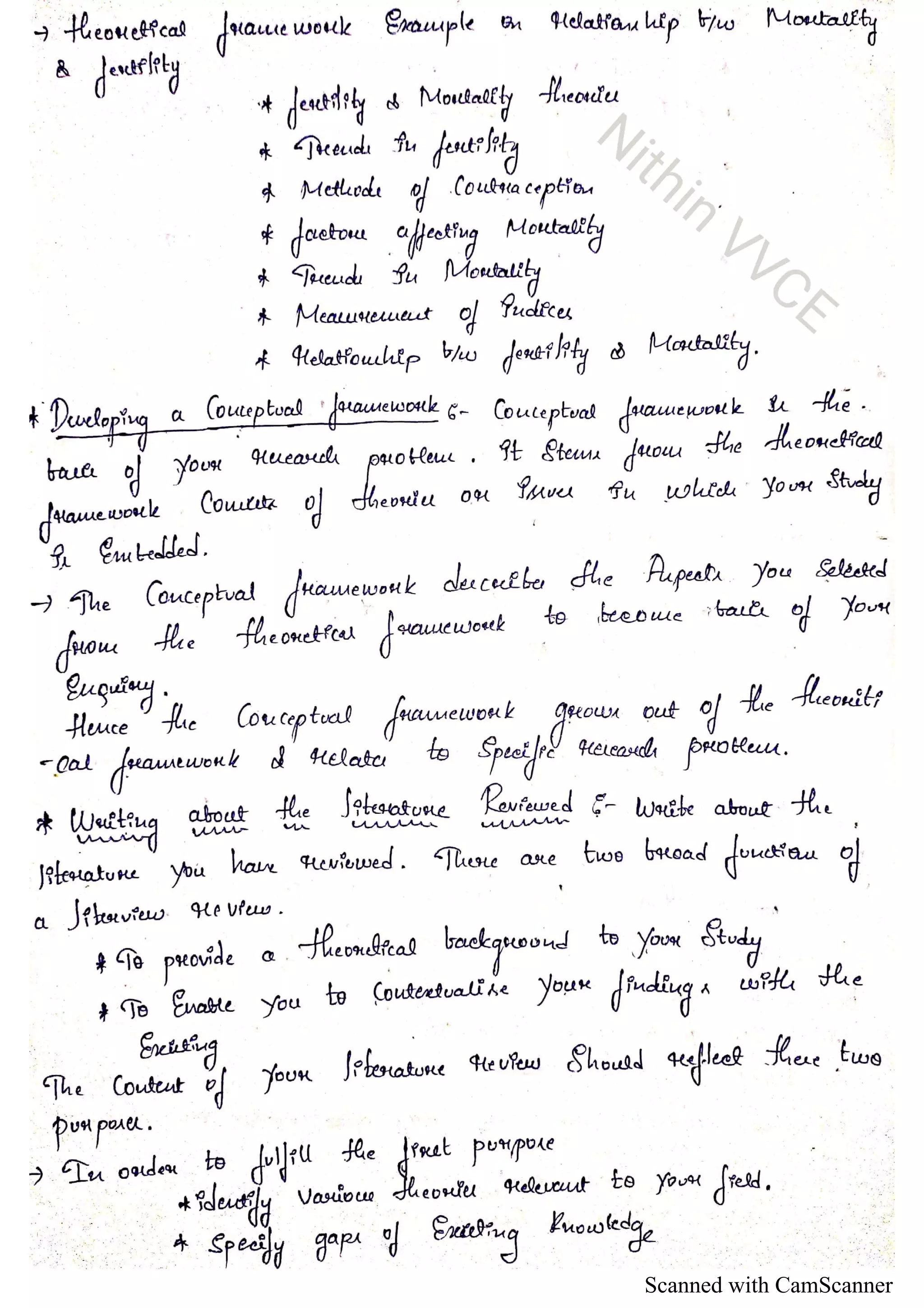 Vtu research methodology handwritten notes(16phdrm) for PG and PhD by ...