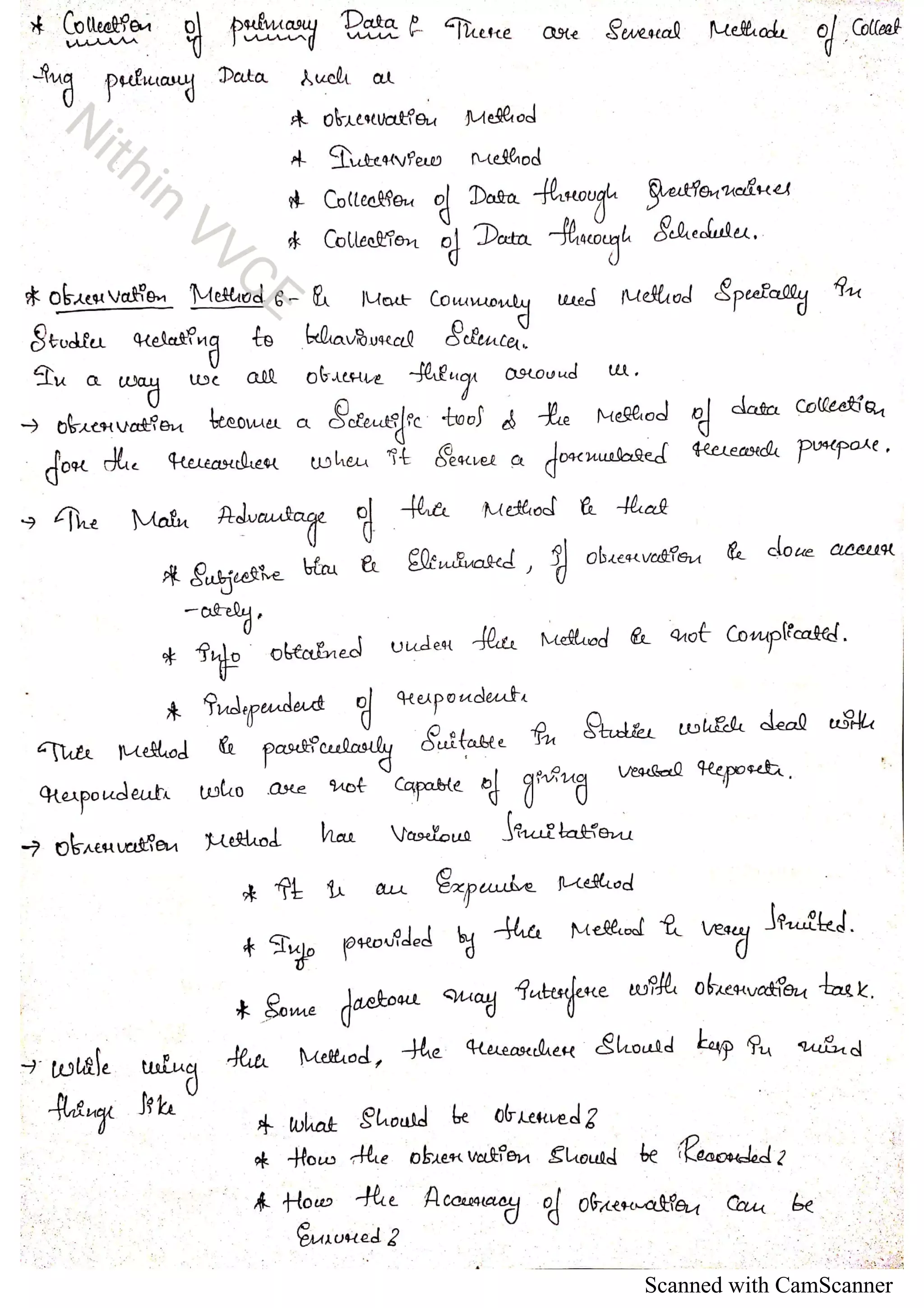 Vtu research methodology handwritten notes(16phdrm) for PG and PhD by ...