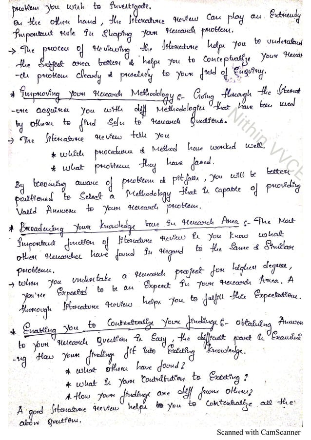 Vtu research methodology handwritten notes(16phdrm) for PG and PhD by ...