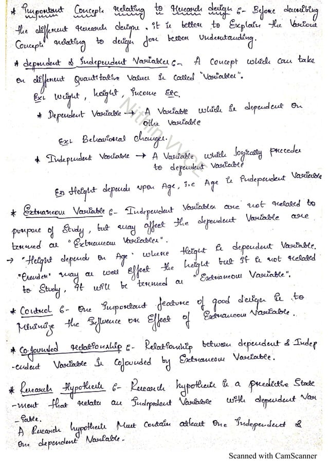 Vtu research methodology handwritten notes(16phdrm) for PG and PhD by ...