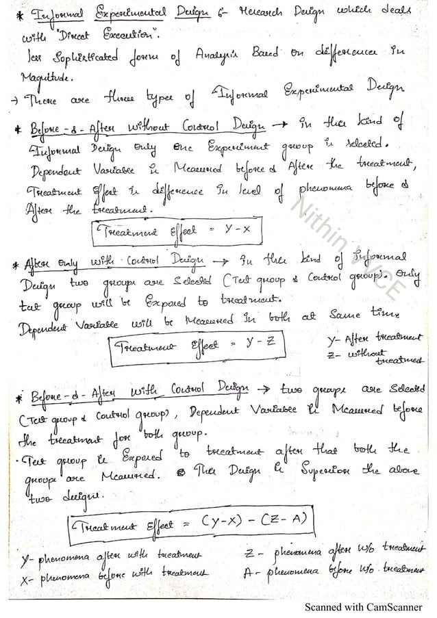 Vtu research methodology handwritten notes(16phdrm) for PG and PhD by ...