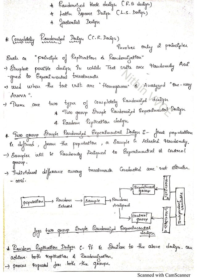 Vtu research methodology handwritten notes(16phdrm) for PG and PhD by ...