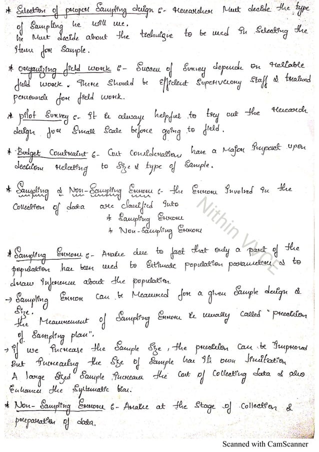 Vtu research methodology handwritten notes(16phdrm) for PG and PhD by ...