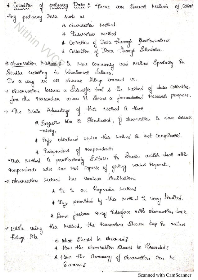 Vtu research methodology handwritten notes(16phdrm) for PG and PhD by ...