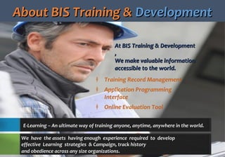 BISTrainer - Learning Management System | PPT
