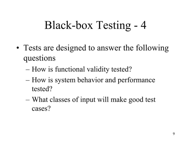 Vu Sqa Lecture27 Of Software Quality Assurance Ppt Free Download 