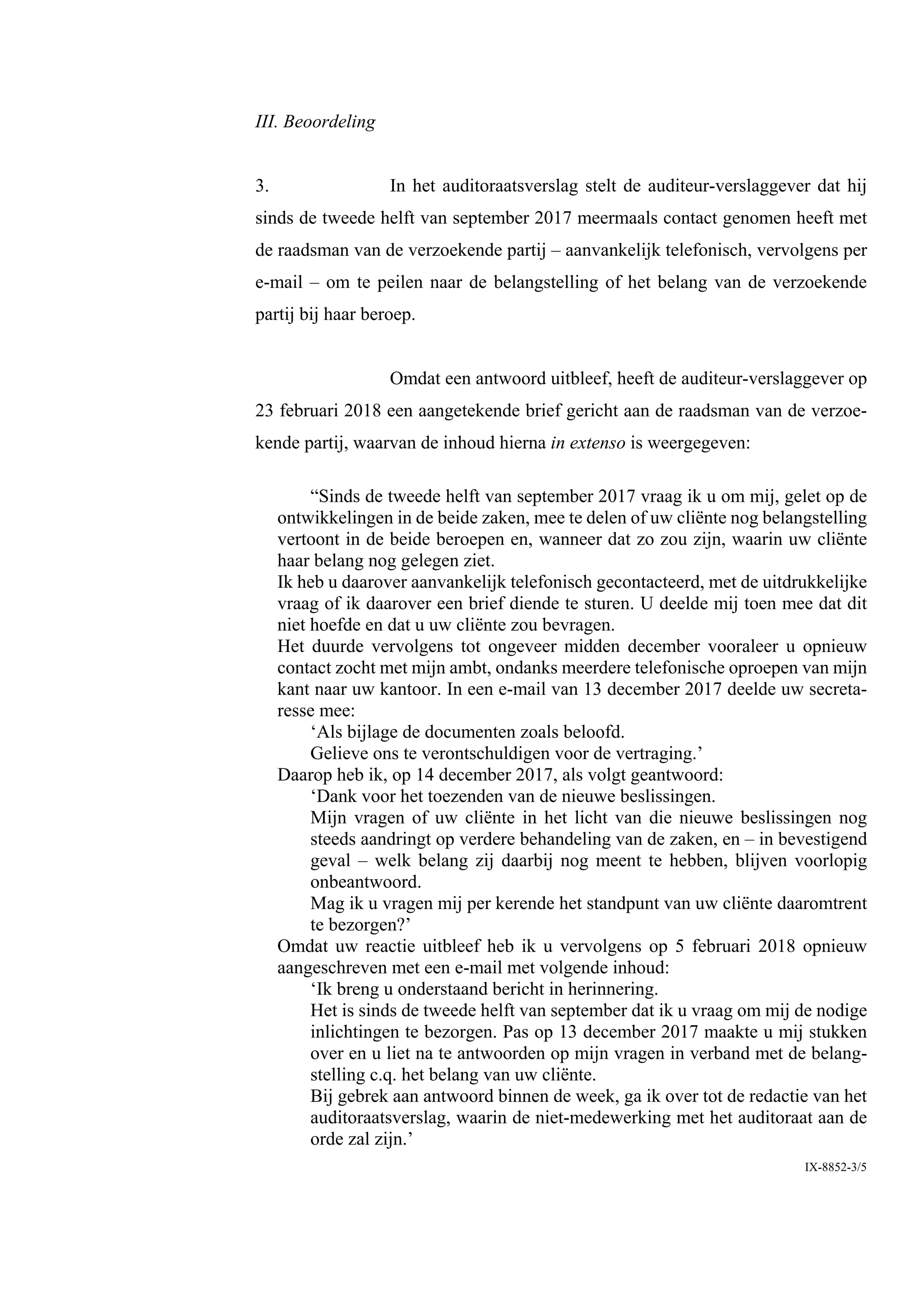 VUB heeft probleem met visitatierapport | PDF