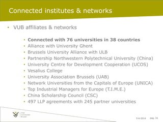 VUB full presentation 05/06/2014 | PPTX