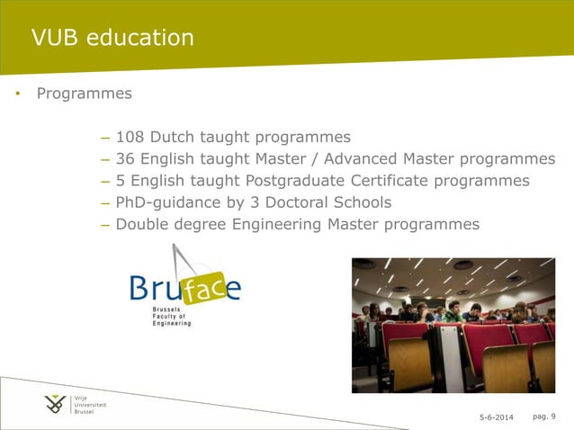 VUB full presentation 05/06/2014 | PPTX