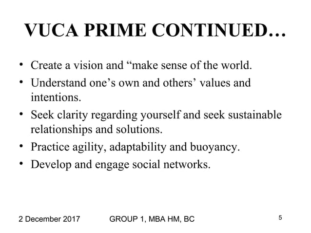 Vuca | PPT