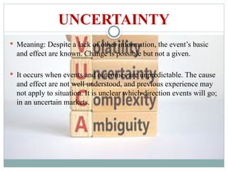 vuca.ppt to understand the concept in detail. | PPT