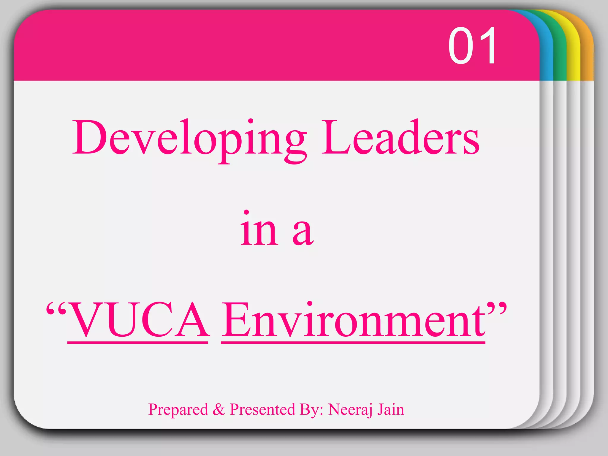 VUCA ENVIRONMENT | PPTX