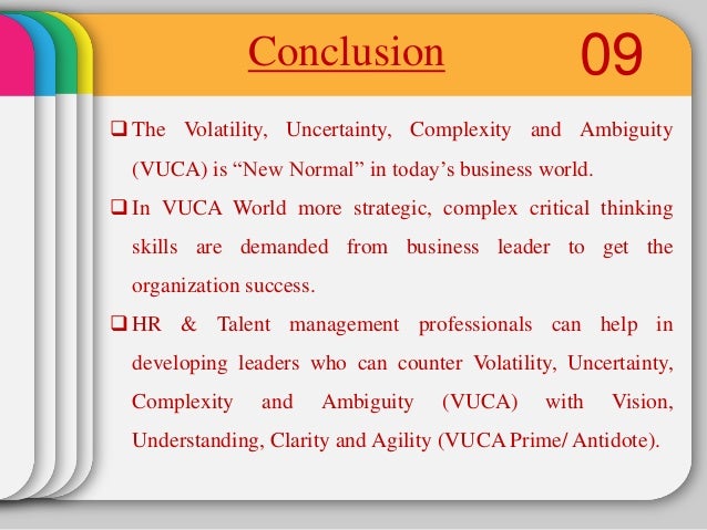 VUCA ENVIRONMENT