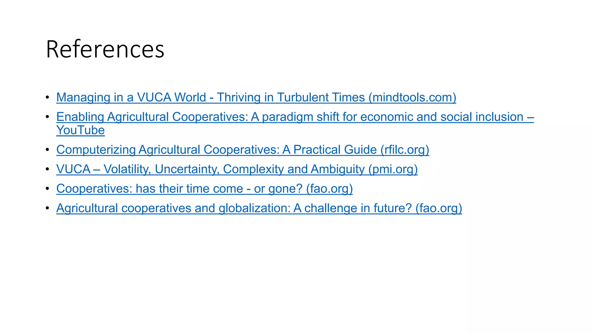 VUCA Prepraring to face the competition.pptx