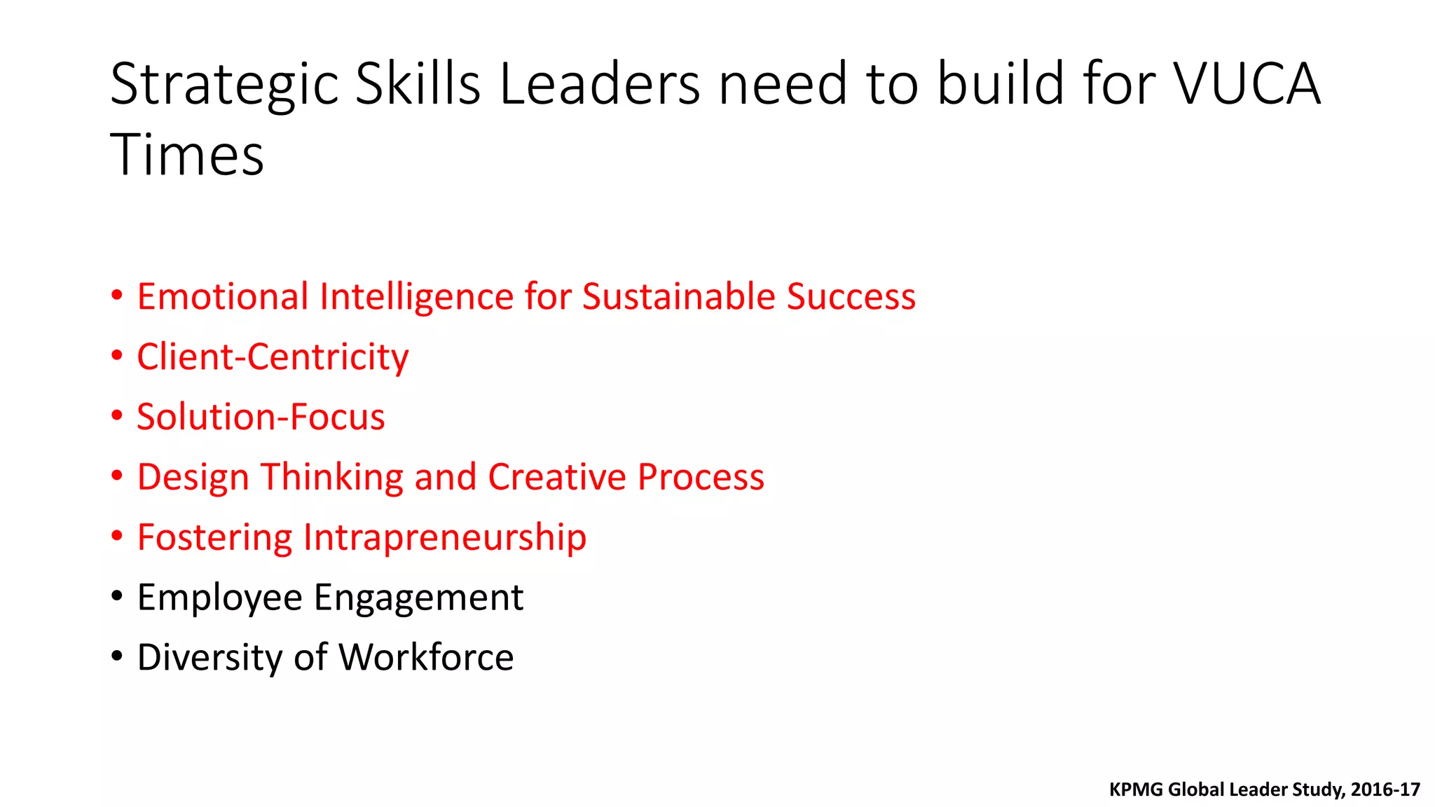 Principles of Leadership for the VUCA World | PDF