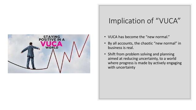 Principles of Leadership for the VUCA World | PDF | Business | Business ...