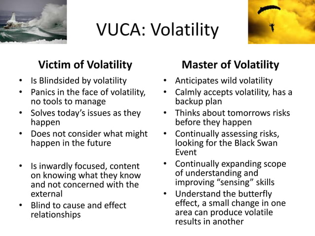Vuca Victims And Vuca Masters | PPTX