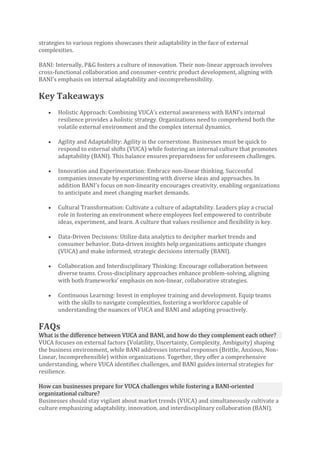 VUCA vs BANI : Combining Forces for Enhanced Adaptability - Learn ...